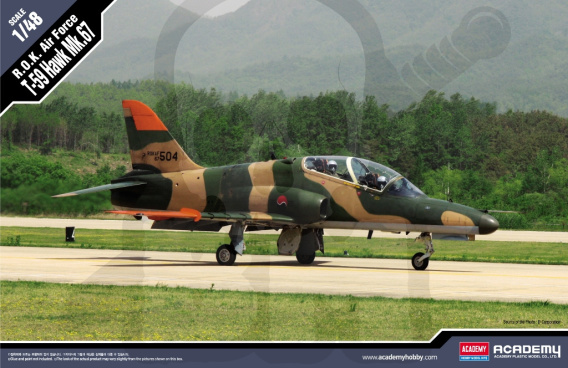 Battle-Models > Academy 12236 T-59 Hawk Mk.67 ROK Airforce 1:48